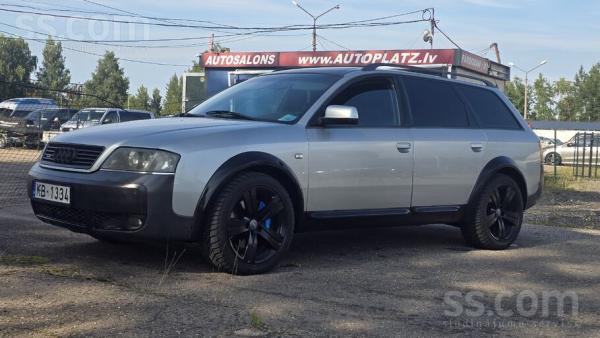 Audi Allroad 2001 Rīga vietnē Pelēks Audi Allroad 2001 Rīga, ar dzinēja tilpumu 2.70 L un nobraukumu 300 tūkst. km par 10000 €, foto 1 vietnē AUTOMOTO.COM.LV