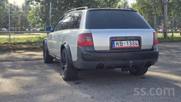 Audi Allroad 2001 Rīga vietnē Pelēks Audi Allroad 2001 Rīga, ar dzinēja tilpumu 2.70 L un nobraukumu 300 tūkst. km par 10000 €, foto 6 vietnē AUTOMOTO.COM.LV