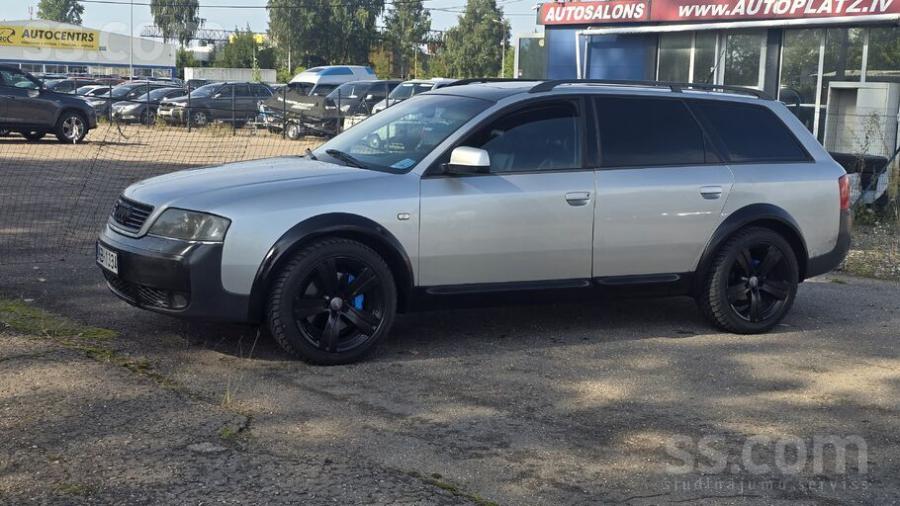 Pelēks Audi Allroad 2001 Rīga, ar dzinēja tilpumu 2.70 L un nobraukumu 300 tūkst. km par 10000 €, foto 9 vietnē AUTOMOTO.COM.LV