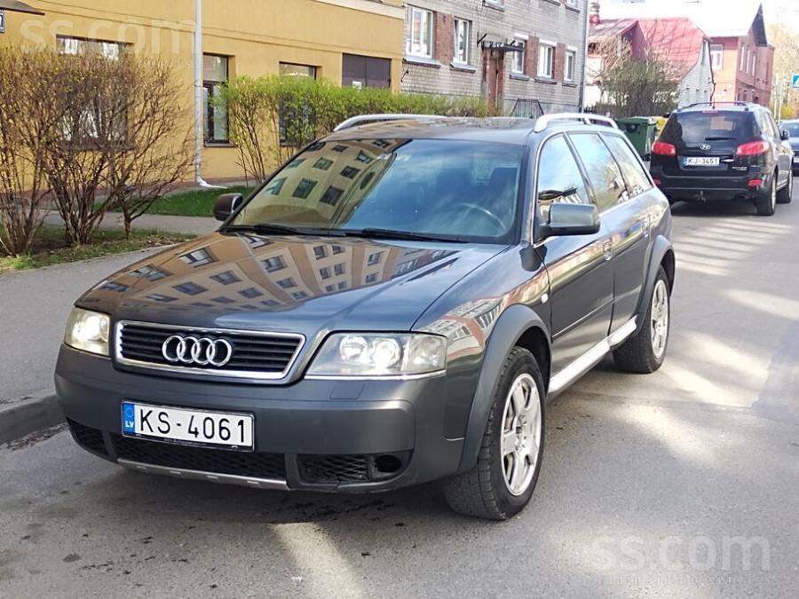 Pelēks Audi Allroad 2002 Rīga, ar dzinēja tilpumu 2.50 L un nobraukumu 0 tūkst. km par 2600 €, foto 4 vietnē AUTOMOTO.COM.LV