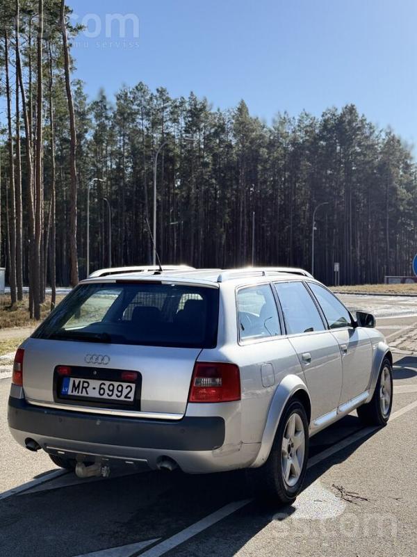 Grey Audi Allroad 2003 in Riga, with an engine capacity of 2.50 L and mileage of 372 thousand km for 2050 €, photo 4 on AUTOMOTO.COM.LV