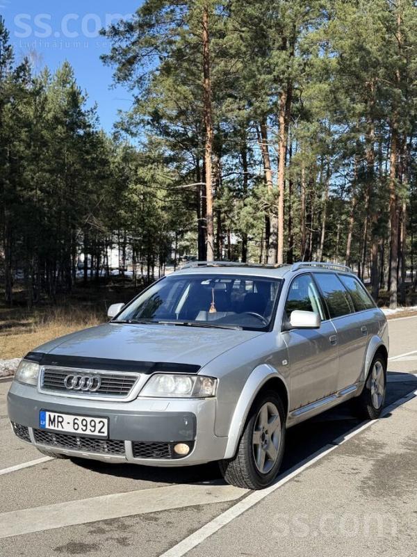 Grey Audi Allroad 2003 in Riga, with an engine capacity of 2.50 L and mileage of 372 thousand km for 2050 €, photo 6 on AUTOMOTO.COM.LV