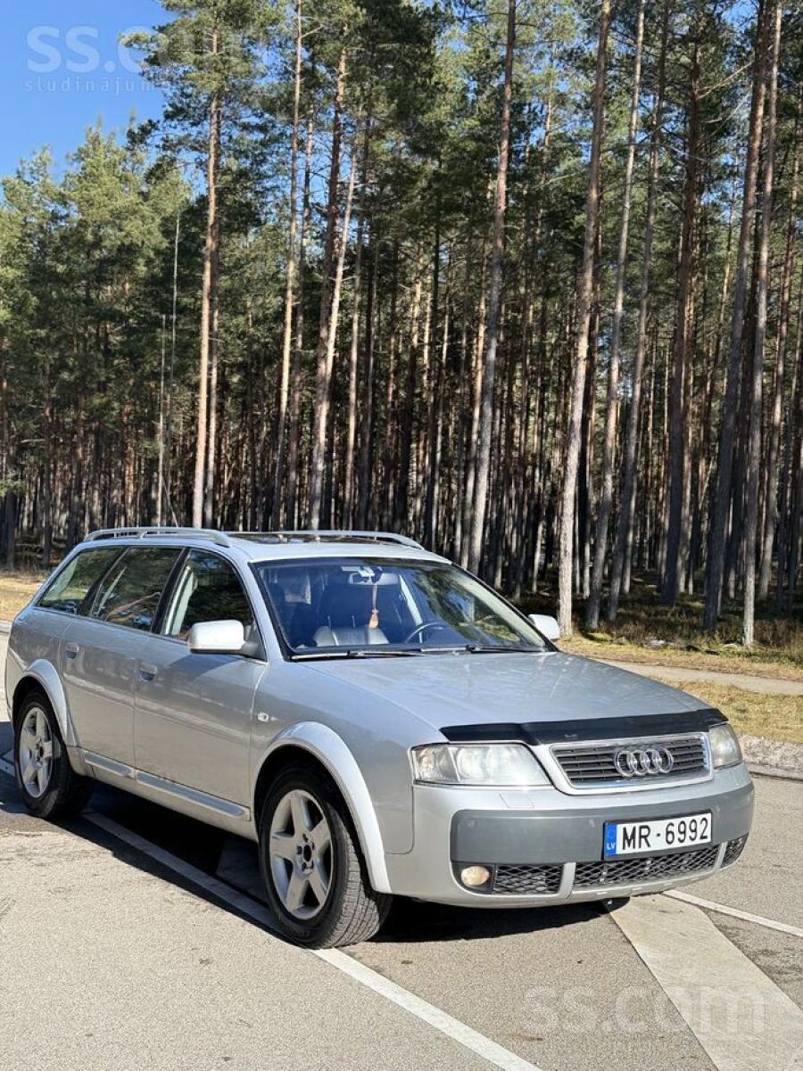 Grey Audi Allroad 2003 in Riga, with an engine capacity of 2.50 L and mileage of 372 thousand km for 2050 €, photo 8 on AUTOMOTO.COM.LV