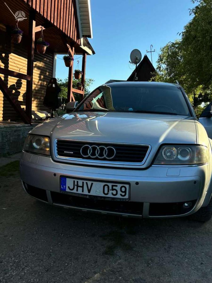 Pelēks Audi Allroad 2003 Trakai, ar dzinēja tilpumu 2.50 L un nobraukumu 432 tūkst. km par 2100 €, foto 3 vietnē AUTOMOTO.COM.LV