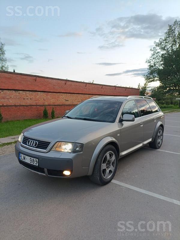 Grey Audi Allroad 2004 in Balvi, with an engine capacity of 2.50 L and mileage of 329 thousand km for 2100 €, photo 2 on AUTOMOTO.COM.LV