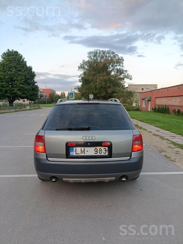Grey Audi Allroad 2004 in Balvi, with an engine capacity of 2.50 L and mileage of 329 thousand km for 2100 €, photo 6 on AUTOMOTO.COM.LV