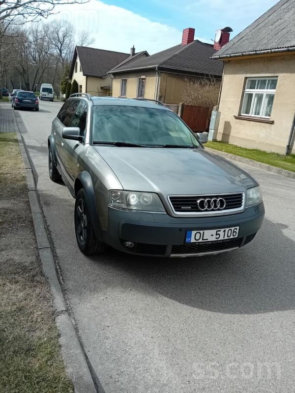 Pelēks Audi Allroad 2004 Liepāja, ar dzinēja tilpumu 2.70 L un nobraukumu 230 tūkst. km par 2650 €, foto 1 vietnē AUTOMOTO.COM.LV
