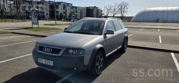 Grey Audi Allroad 2004 in Jurmala, with an engine capacity of 2.70 L and mileage of 352 thousand km for 1800 €, photo 1 on AUTOMOTO.COM.LV