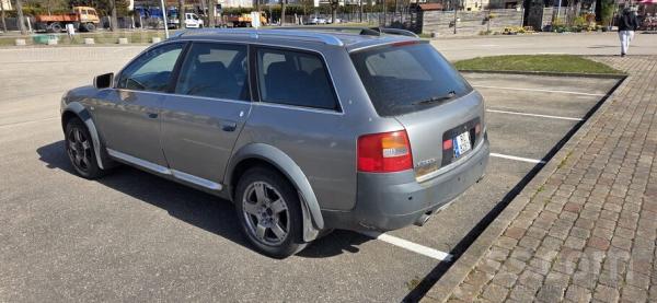 Grey Audi Allroad 2004 in Jurmala, with an engine capacity of 2.70 L and mileage of 352 thousand km for 1800 €, photo 5 on AUTOMOTO.COM.LV
