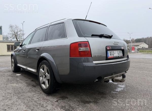 Grey Audi Allroad 2004 in Riga, with an engine capacity of 2.50 L and mileage of 298 thousand km for 3500 €, photo 2 on AUTOMOTO.COM.LV