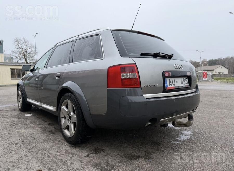 Grey Audi Allroad 2004 in Riga, with an engine capacity of 2.50 L and mileage of 298 thousand km for 3000 €, photo 3 on AUTOMOTO.COM.LV