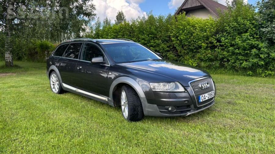 Pelēks Audi Allroad 2006 Aizkraukle, ar dzinēja tilpumu 3.00 L un nobraukumu 338 tūkst. km par 4750 €, foto 1 vietnē AUTOMOTO.COM.LV