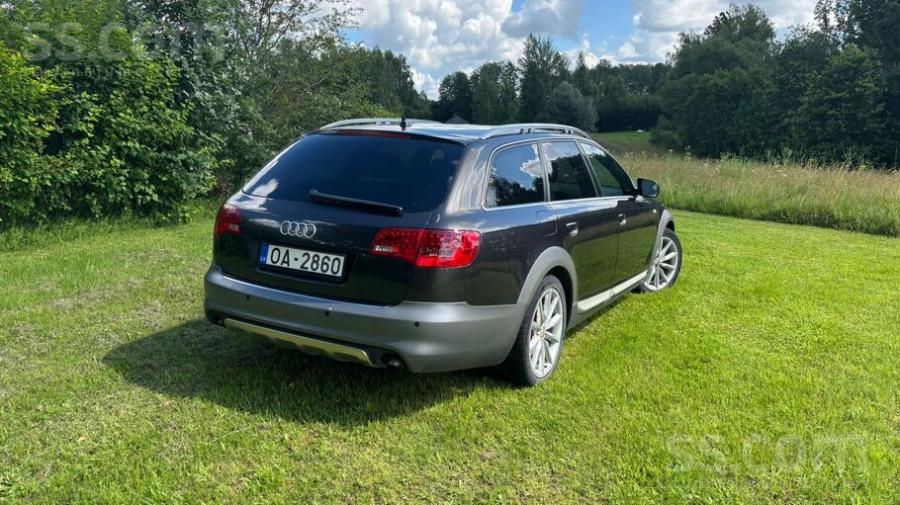 Pelēks Audi Allroad 2006 Aizkraukle, ar dzinēja tilpumu 3.00 L un nobraukumu 338 tūkst. km par 4750 €, foto 10 vietnē AUTOMOTO.COM.LV