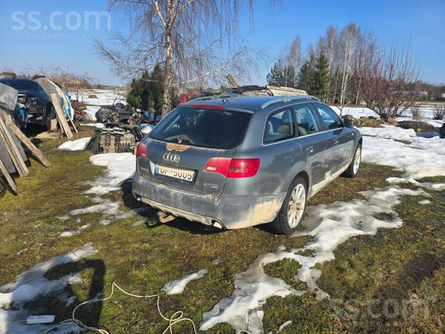 Pelēks Audi Allroad 2006 Jēkabpils, ar dzinēja tilpumu 2.70 L un nobraukumu 312 tūkst. km par 1900 €, foto 4 vietnē AUTOMOTO.COM.LV