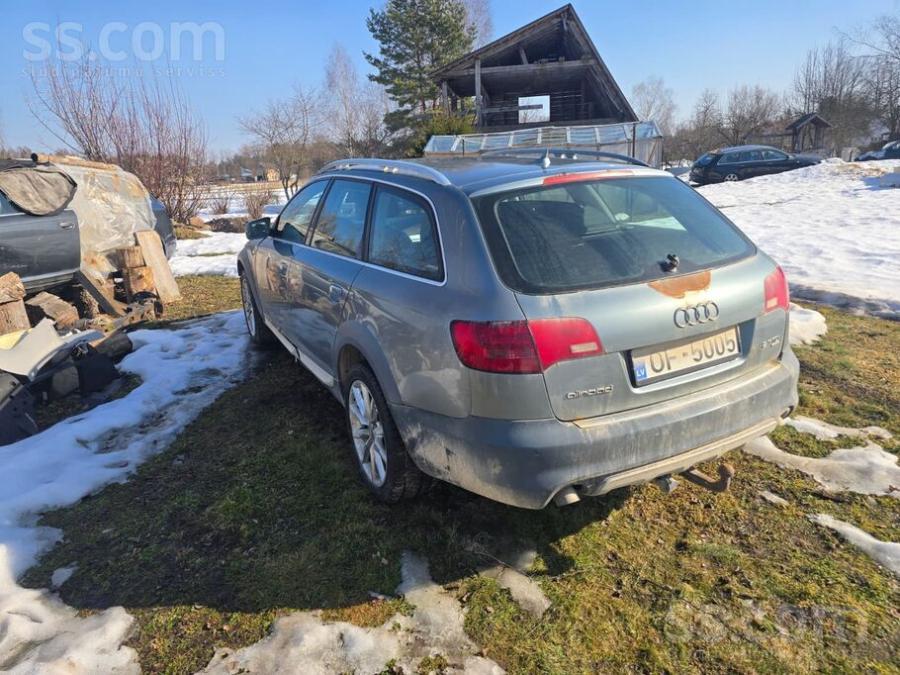 Pelēks Audi Allroad 2006 Jēkabpils, ar dzinēja tilpumu 2.70 L un nobraukumu 312 tūkst. km par 1900 €, foto 5 vietnē AUTOMOTO.COM.LV