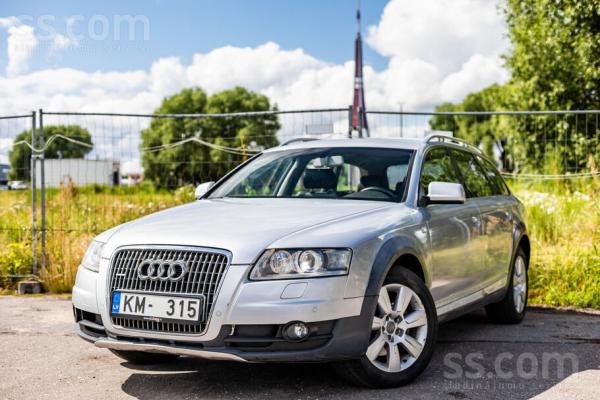 Grey Audi Allroad 2006 in Riga, with an engine capacity of 3.00 L and mileage of 306 thousand km for 4990 €, photo 1 on AUTOMOTO.COM.LV
