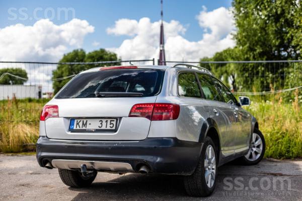 Grey Audi Allroad 2006 in Riga, with an engine capacity of 3.00 L and mileage of 306 thousand km for 4990 €, photo 7 on AUTOMOTO.COM.LV
