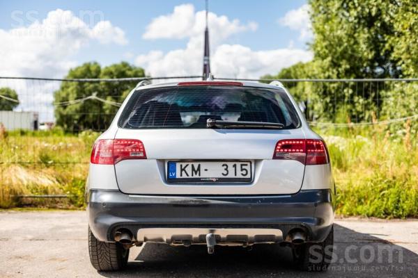 Grey Audi Allroad 2006 in Riga, with an engine capacity of 3.00 L and mileage of 306 thousand km for 4990 €, photo 8 on AUTOMOTO.COM.LV