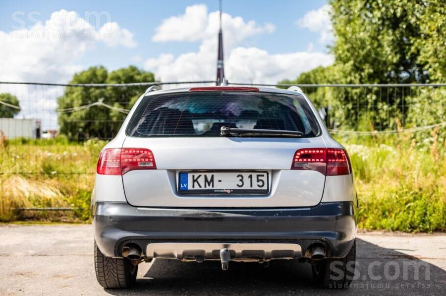 Grey Audi Allroad 2006 in Riga, with an engine capacity of 3.00 L and mileage of 306 thousand km for 4990 €, photo 9 on AUTOMOTO.COM.LV
