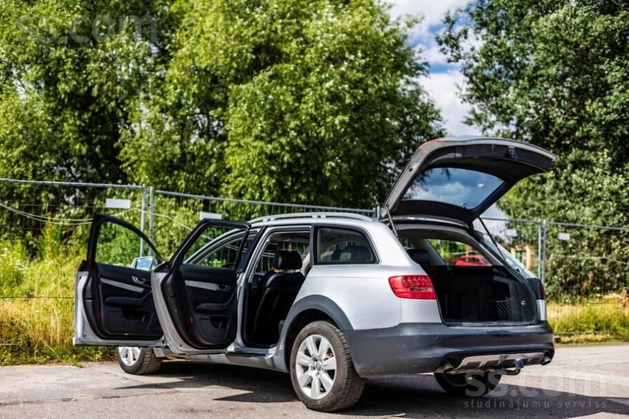 Grey Audi Allroad 2006 in Riga, with an engine capacity of 3.00 L and mileage of 306 thousand km for 4990 €, photo 10 on AUTOMOTO.COM.LV