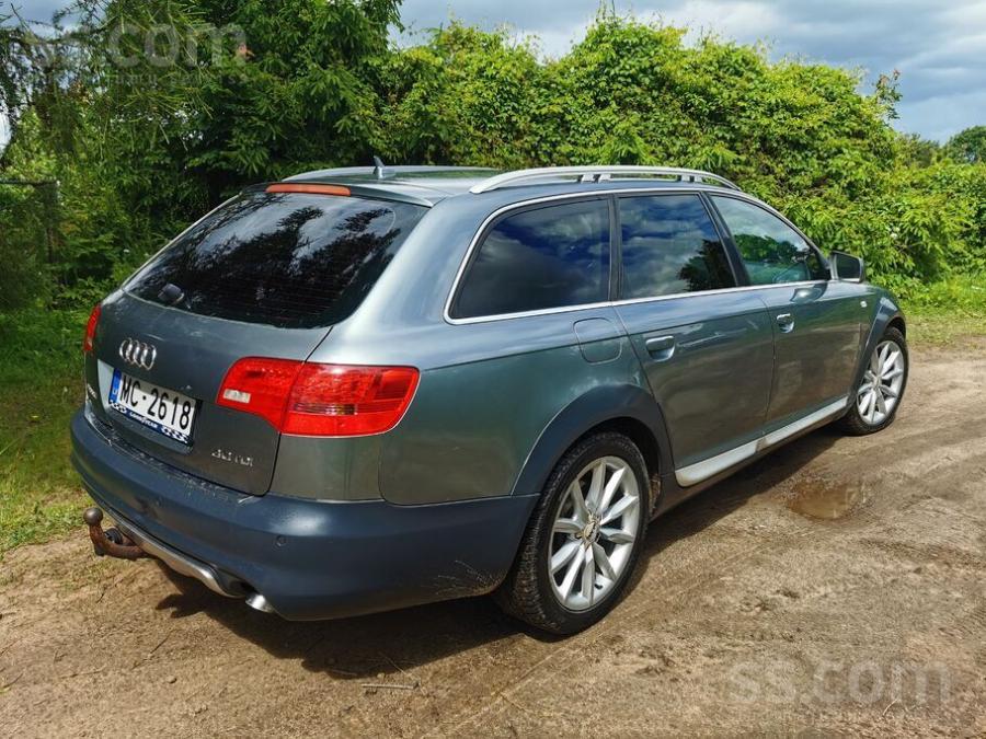 Grey Audi Allroad 2007 in Rezekne, with an engine capacity of 3.00 L and mileage of 351 thousand km for 4200 €, photo 4 on AUTOMOTO.COM.LV