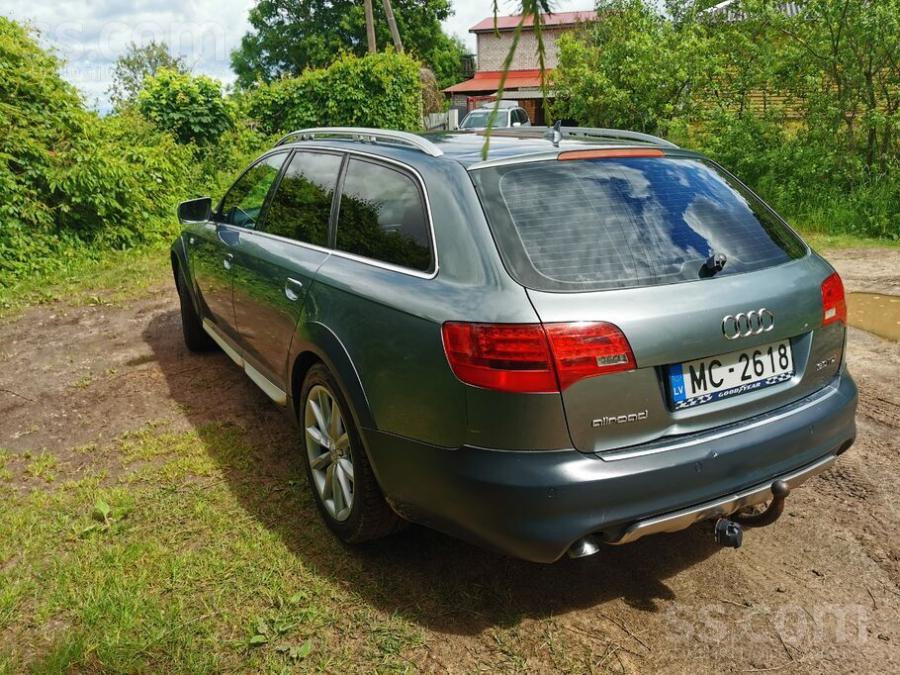 Grey Audi Allroad 2007 in Rezekne, with an engine capacity of 3.00 L and mileage of 351 thousand km for 4200 €, photo 6 on AUTOMOTO.COM.LV