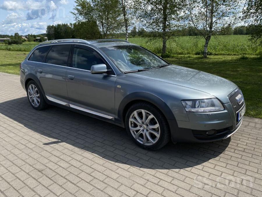 Pelēks Audi Allroad 2007 Cēsis, ar dzinēja tilpumu 3.00 L un nobraukumu 335 tūkst. km par 4450 €, foto 2 vietnē AUTOMOTO.COM.LV