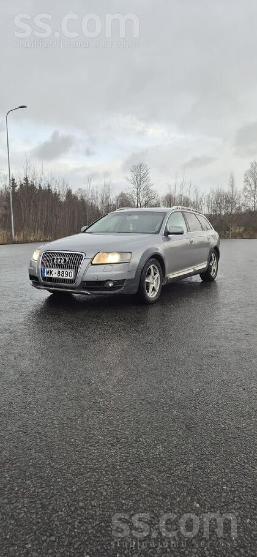 Pelēks Audi Allroad 2007 Rēzekne, ar dzinēja tilpumu 3.00 L un nobraukumu 507 tūkst. km par 3400 €, foto 2 vietnē AUTOMOTO.COM.LV