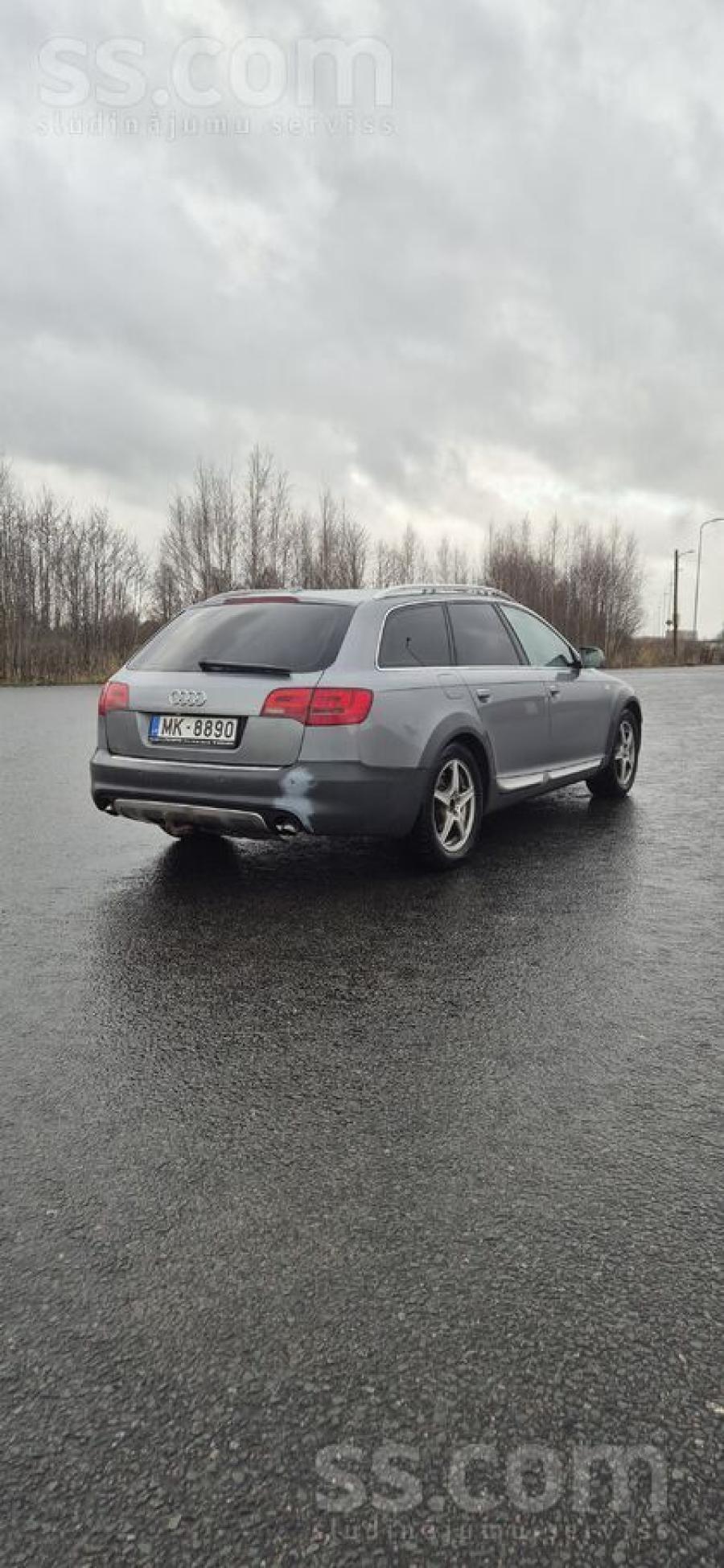 Pelēks Audi Allroad 2007 Rēzekne, ar dzinēja tilpumu 3.00 L un nobraukumu 507 tūkst. km par 3400 €, foto 4 vietnē AUTOMOTO.COM.LV