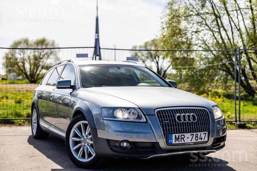 Pelēks Audi Allroad 2007 Rīga, ar dzinēja tilpumu 3.00 L un nobraukumu 343 tūkst. km par 5290 €, foto 3 vietnē AUTOMOTO.COM.LV