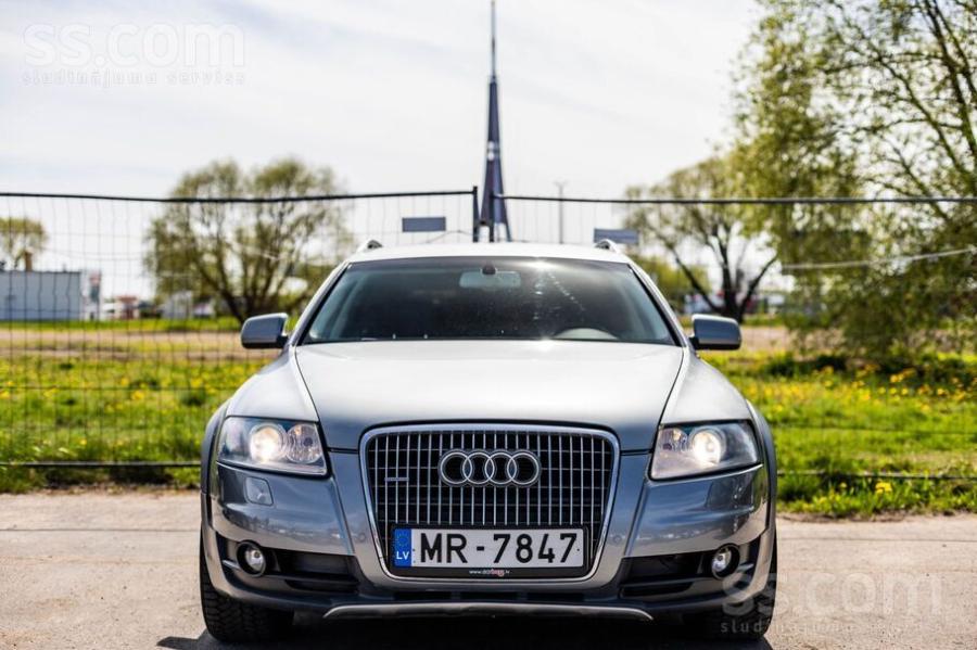 Pelēks Audi Allroad 2007 Rīga, ar dzinēja tilpumu 3.00 L un nobraukumu 343 tūkst. km par 5290 €, foto 4 vietnē AUTOMOTO.COM.LV