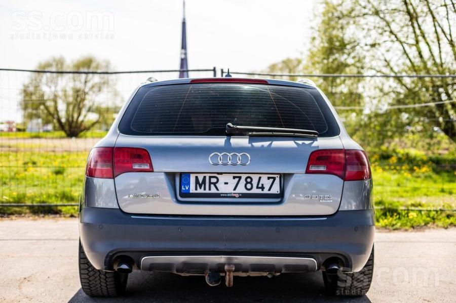 Pelēks Audi Allroad 2007 Rīga, ar dzinēja tilpumu 3.00 L un nobraukumu 343 tūkst. km par 5290 €, foto 9 vietnē AUTOMOTO.COM.LV