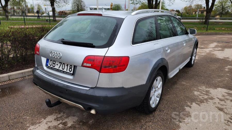 Pelēks Audi Allroad 2007 Ogre, ar dzinēja tilpumu 3.00 L un nobraukumu 282 tūkst. km par 4199 €, foto 3 vietnē AUTOMOTO.COM.LV