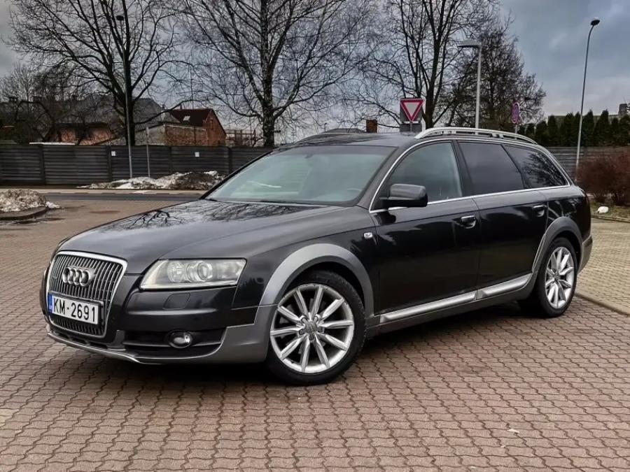Pelēks Audi Allroad 2007 Jelgava, ar dzinēja tilpumu 3.00 L un nobraukumu 327 tūkst. km par 6900 €, foto 1 vietnē AUTOMOTO.COM.LV