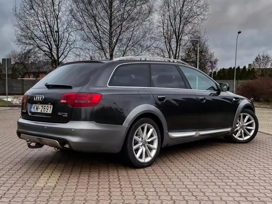 Pelēks Audi Allroad 2007 Jelgava, ar dzinēja tilpumu 3.00 L un nobraukumu 327 tūkst. km par 6900 €, foto 6 vietnē AUTOMOTO.COM.LV