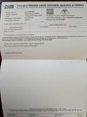 Серый Ауди Олроуд 2007 в Балви, объемом двигателя 3.00 л и пробегом 345 тыс. км за 5000 €, фото 14 на AUTOMOTO.COM.LV