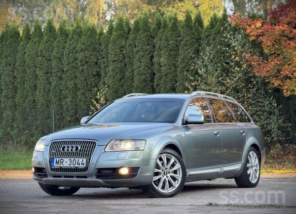 Grey Audi Allroad 2007 in Jelgava, with an engine capacity of 2.70 L and mileage of 348 thousand km for 3990 €, photo 3 on AUTOMOTO.COM.LV