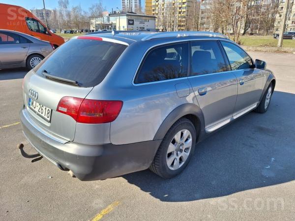 Grey Audi Allroad 2008 in Riga, with an engine capacity of 2.70 L and mileage of 336 thousand km for 4600 €, photo 4 on AUTOMOTO.COM.LV