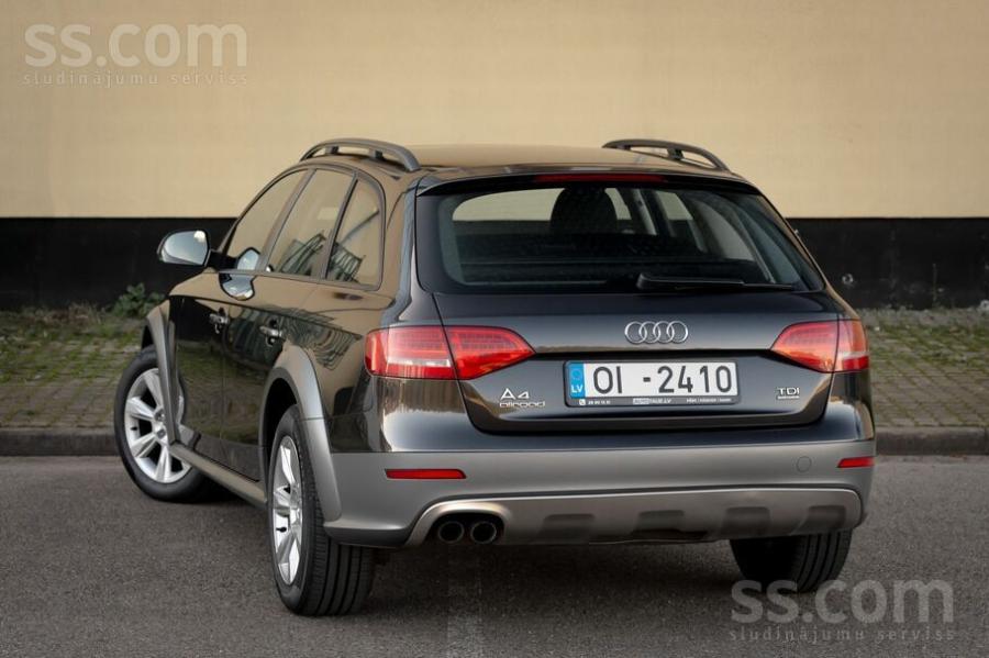 Grey Audi Allroad 2011 in Talsi, with an engine capacity of 2.00 L and mileage of 366 thousand km for 8990 €, photo 4 on AUTOMOTO.COM.LV