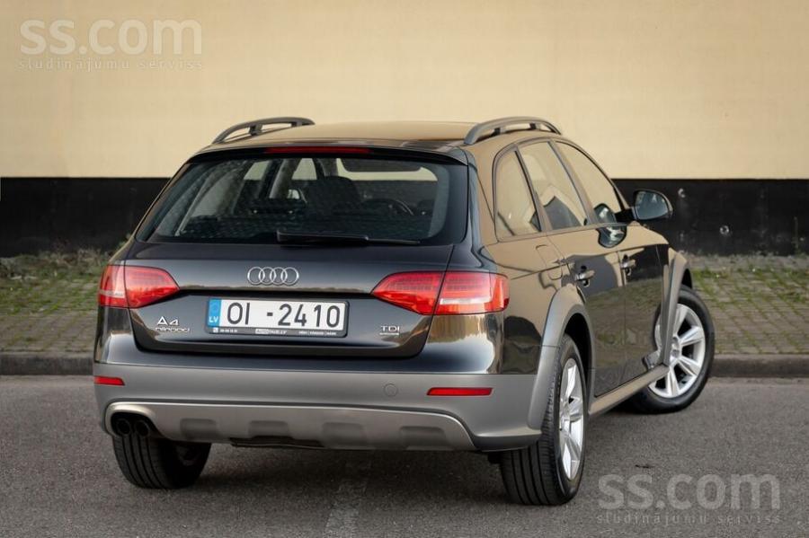 Grey Audi Allroad 2011 in Talsi, with an engine capacity of 2.00 L and mileage of 366 thousand km for 8990 €, photo 7 on AUTOMOTO.COM.LV