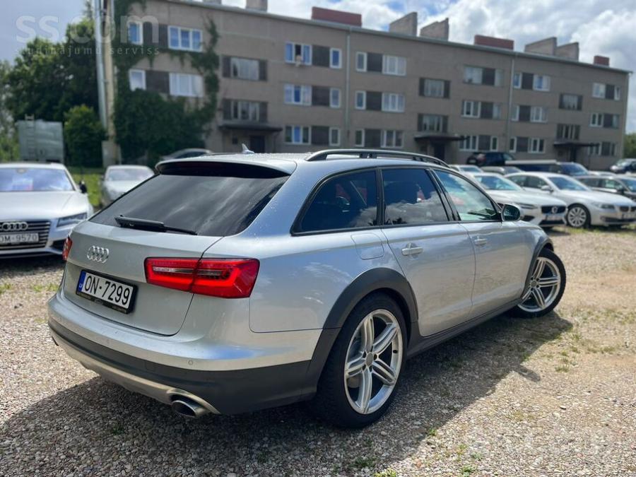Grey Audi Allroad 2012 in Kuldiga, with an engine capacity of 3.00 L and mileage of 341 thousand km for 10590 €, photo 4 on AUTOMOTO.COM.LV