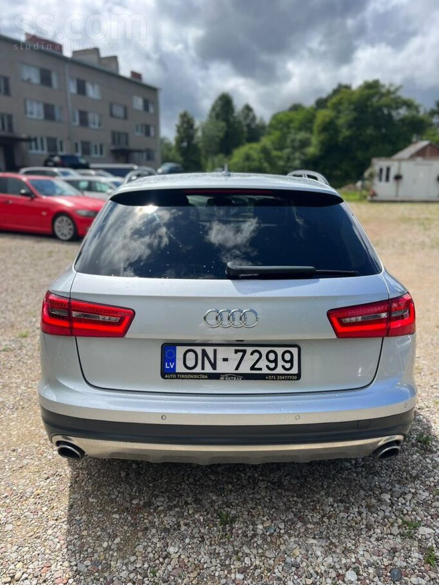 Grey Audi Allroad 2012 in Kuldiga, with an engine capacity of 3.00 L and mileage of 341 thousand km for 10590 €, photo 8 on AUTOMOTO.COM.LV