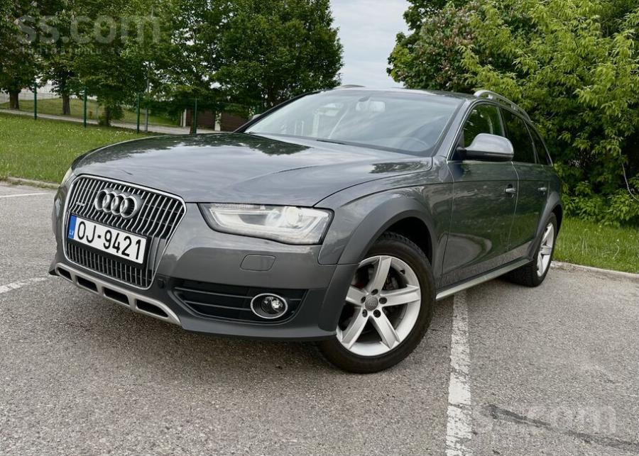 Grey Audi Allroad 2013 in Riga, with an engine capacity of 2.00 L and mileage of 355 thousand km for 9299 €, photo 1 on AUTOMOTO.COM.LV