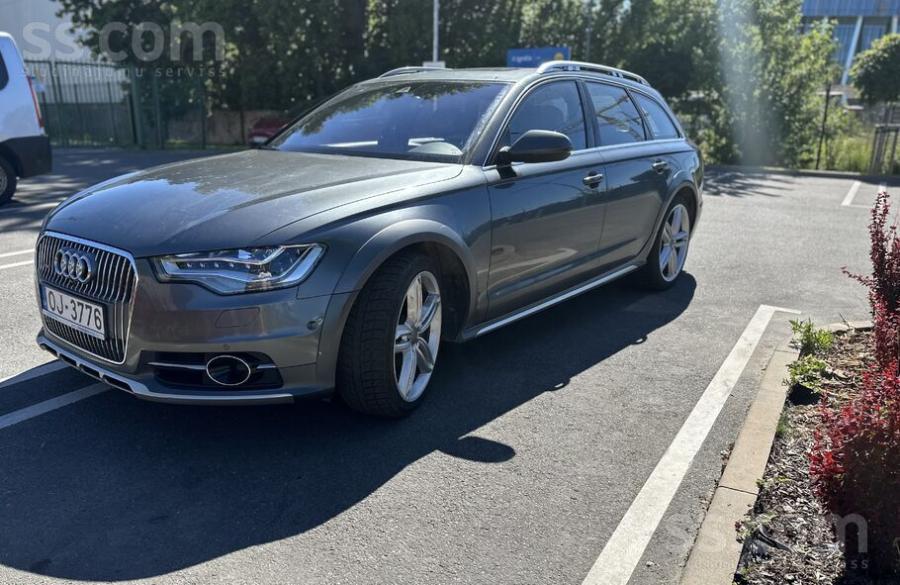 Pelēks Audi Allroad 2013 Rīga, ar dzinēja tilpumu 3.00 L un nobraukumu 302 tūkst. km par 14200 €, foto 1 vietnē AUTOMOTO.COM.LV