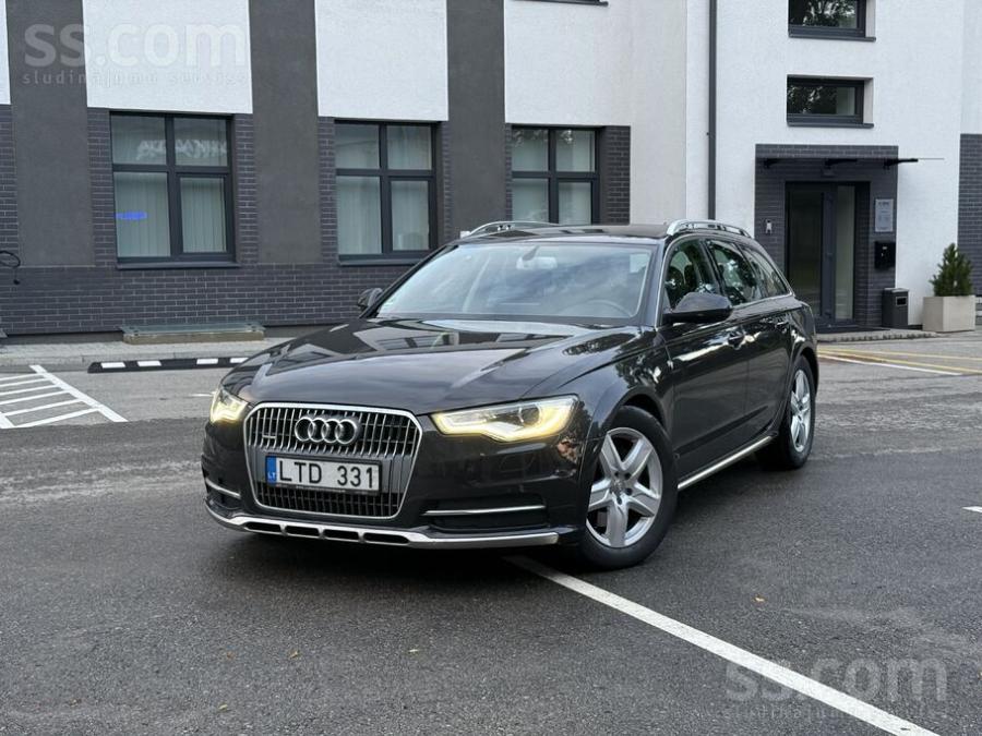 Grey Audi Allroad 2013 in Riga, with an engine capacity of 3.00 L and mileage of 322 thousand km for 10500 €, photo 1 on AUTOMOTO.COM.LV