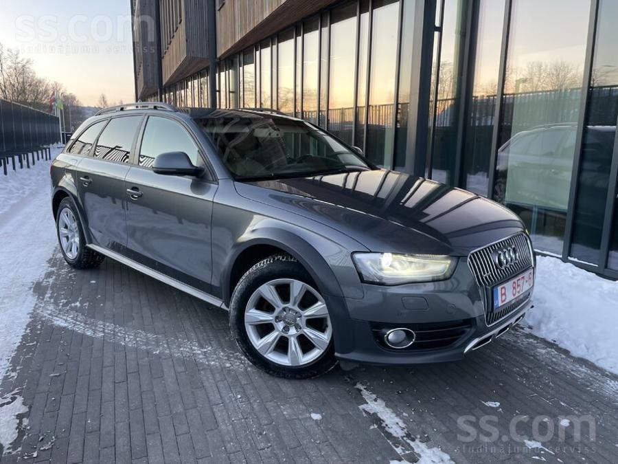 Grey Audi Allroad 2014 in Tukums, with an engine capacity of 2.00 L and mileage of 291 thousand km for 9950 €, photo 1 on AUTOMOTO.COM.LV