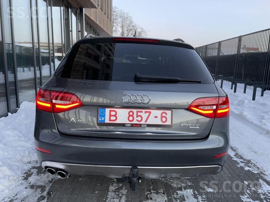 Grey Audi Allroad 2014 in Tukums, with an engine capacity of 2.00 L and mileage of 291 thousand km for 9950 €, photo 15 on AUTOMOTO.COM.LV