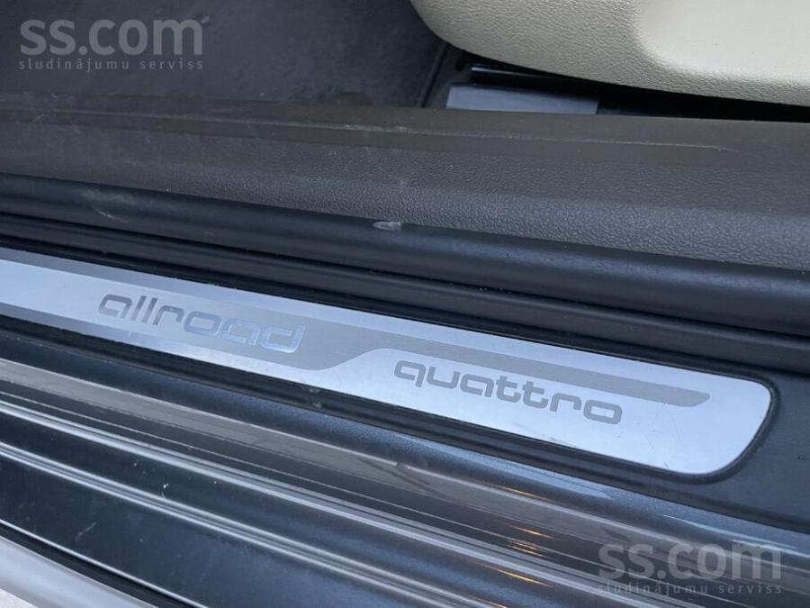 Grey Audi Allroad 2014 in Tukums, with an engine capacity of 2.00 L and mileage of 291 thousand km for 9950 €, photo 25 on AUTOMOTO.COM.LV