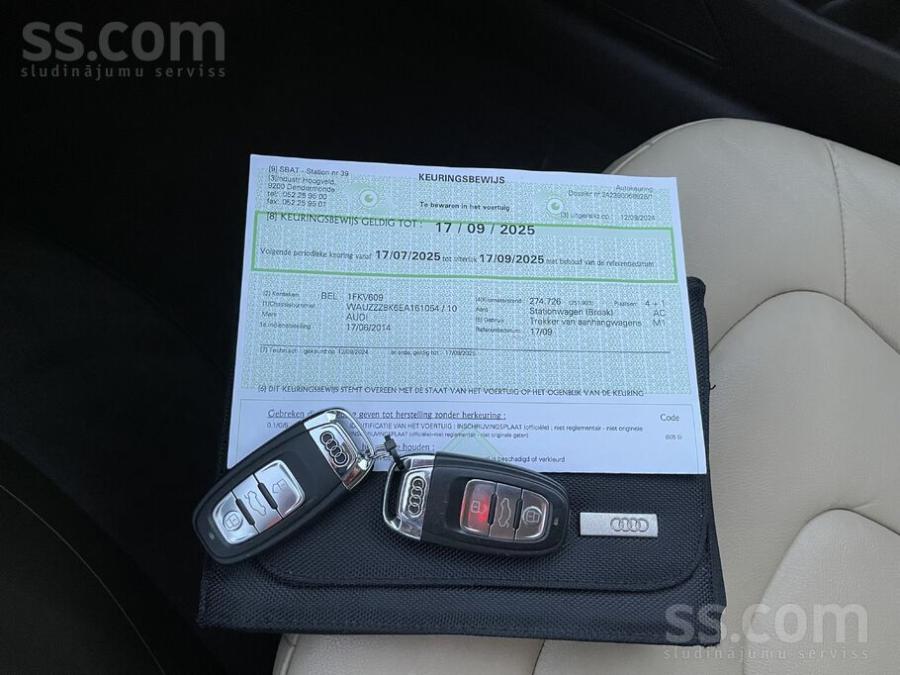 Grey Audi Allroad 2014 in Tukums, with an engine capacity of 2.00 L and mileage of 291 thousand km for 9950 €, photo 30 on AUTOMOTO.COM.LV