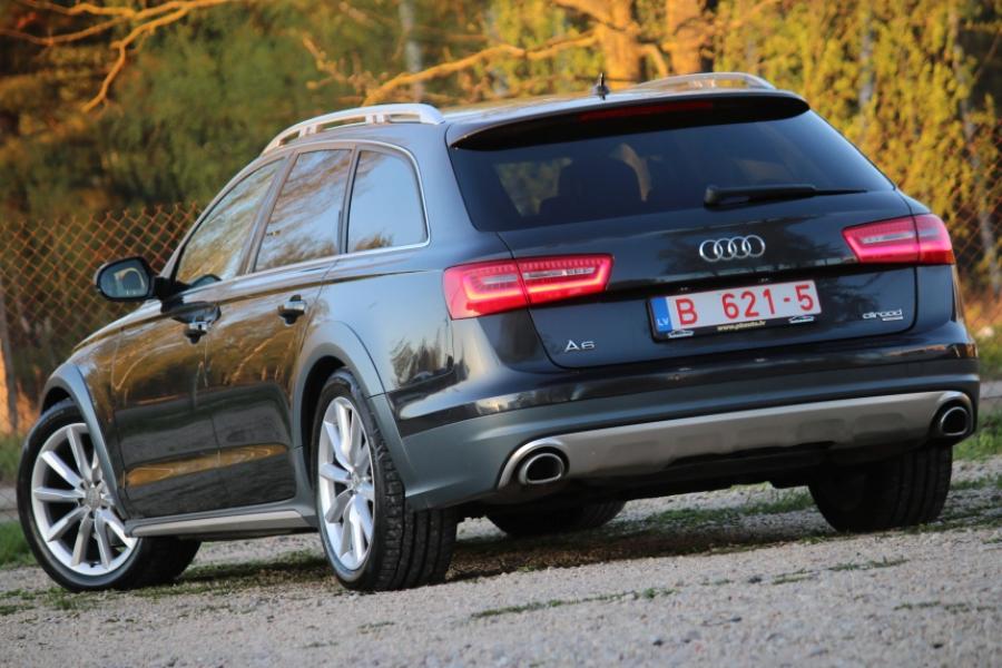 Grey Audi Allroad 2014 in Riga, with an engine capacity of 3.00 L and mileage of 298 thousand km for 12990 €, photo 3 on AUTOMOTO.COM.LV